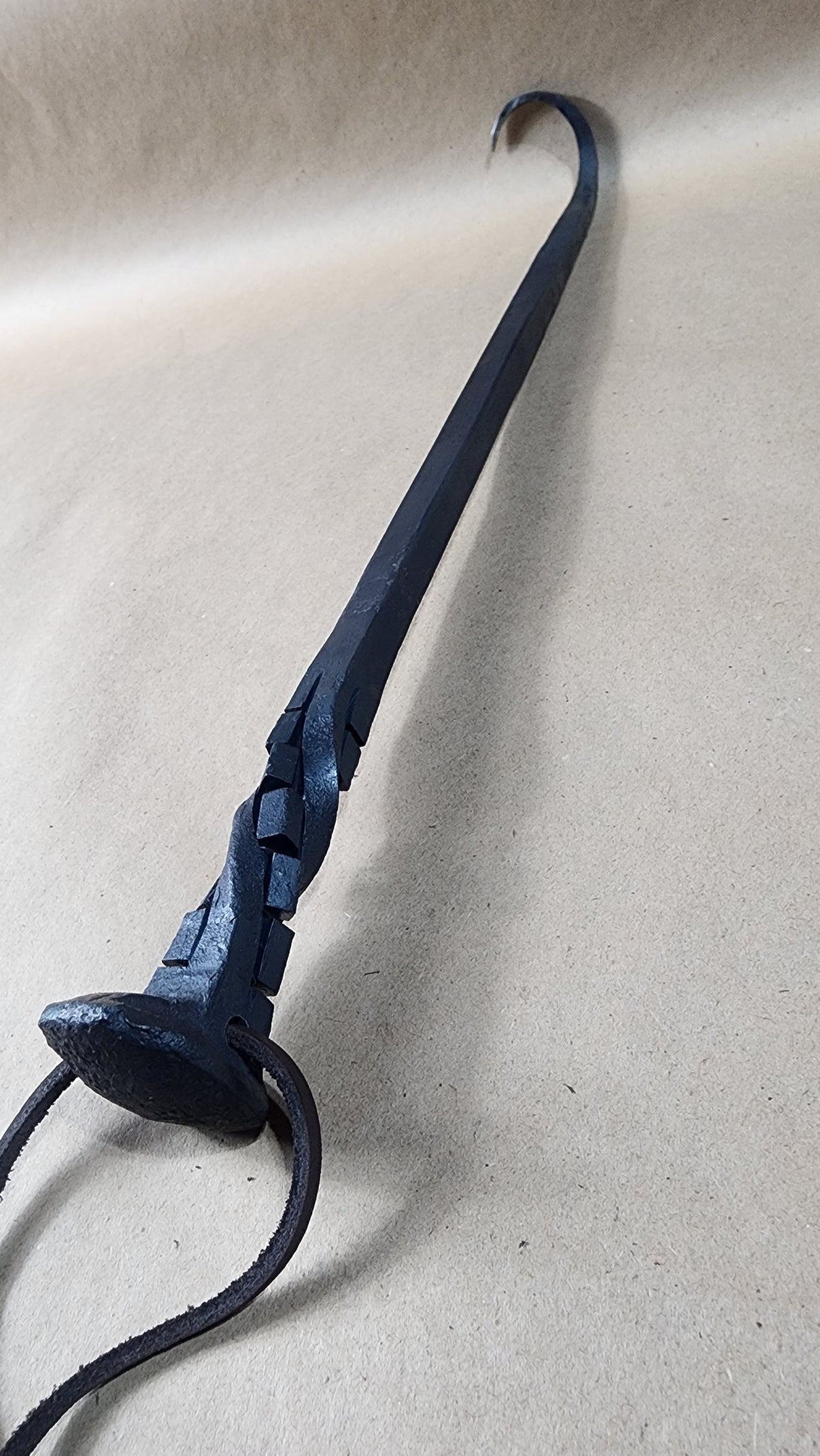Forged Railroad Spike Meat Turner – Arc and Hammer